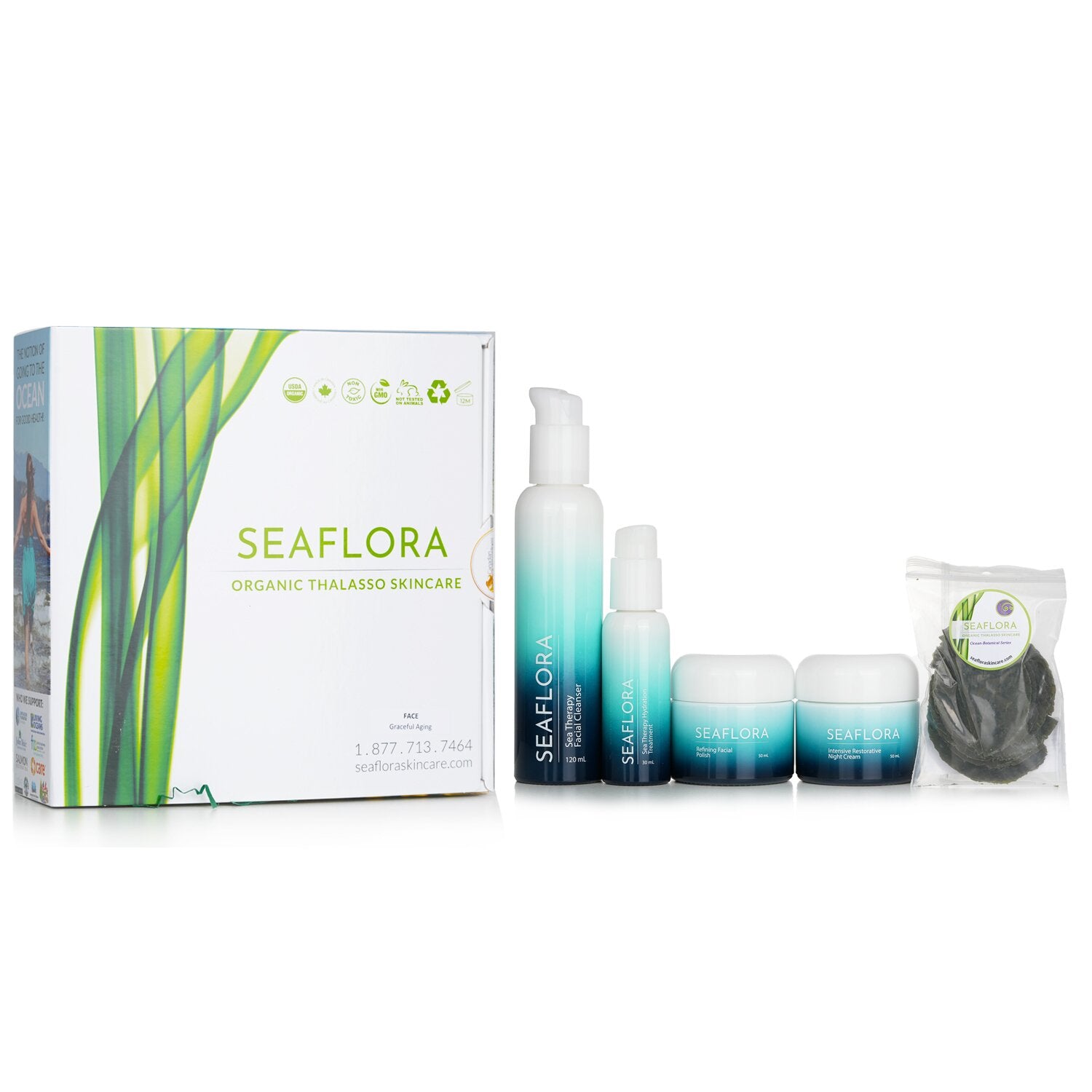 Seaflora Organic Thalasso Skincare Graceful Anti-Aging Set 5pcs – Fresh ...