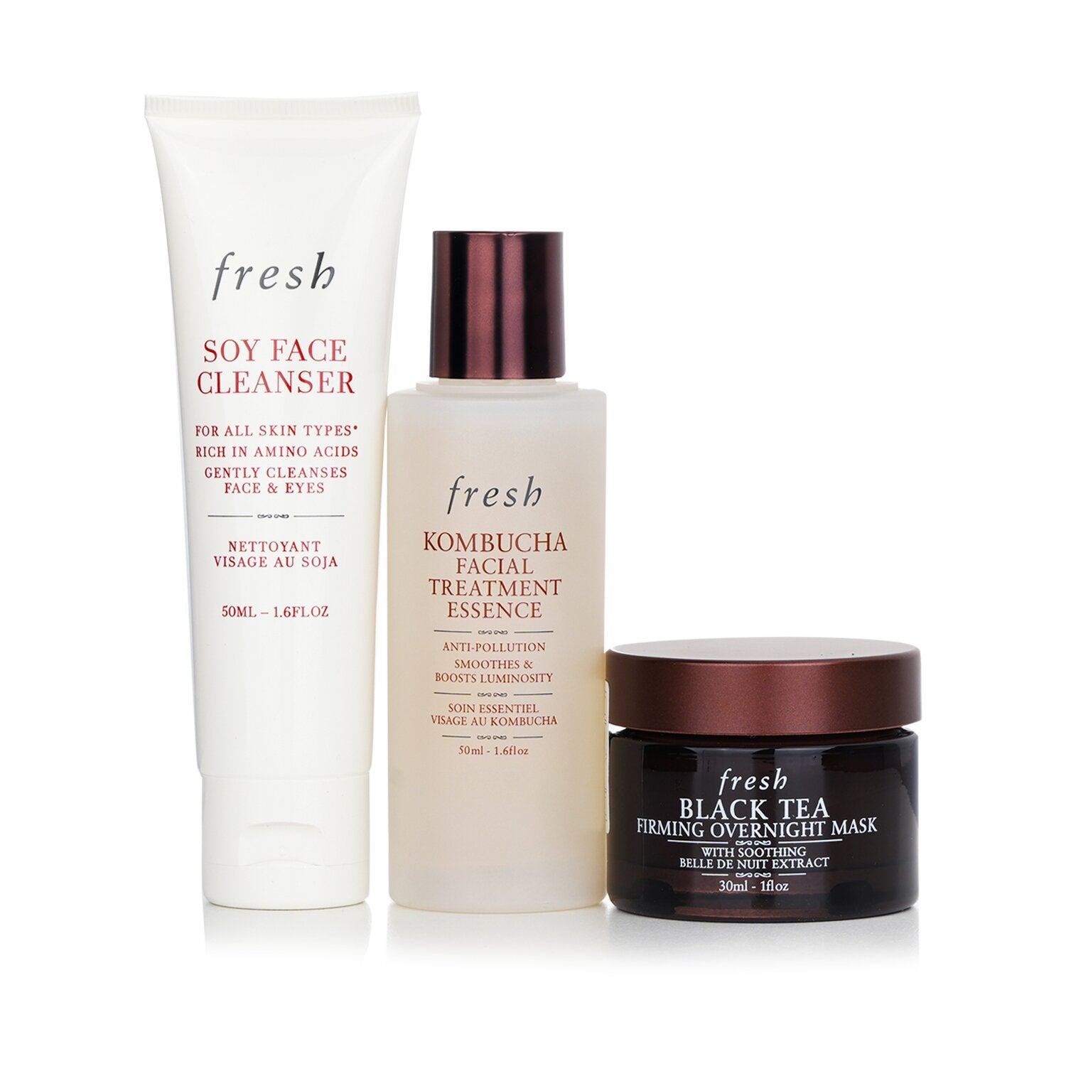 Fresh Cleanse & Treat Trio Set: 3pcs – Fresh Beauty Co.