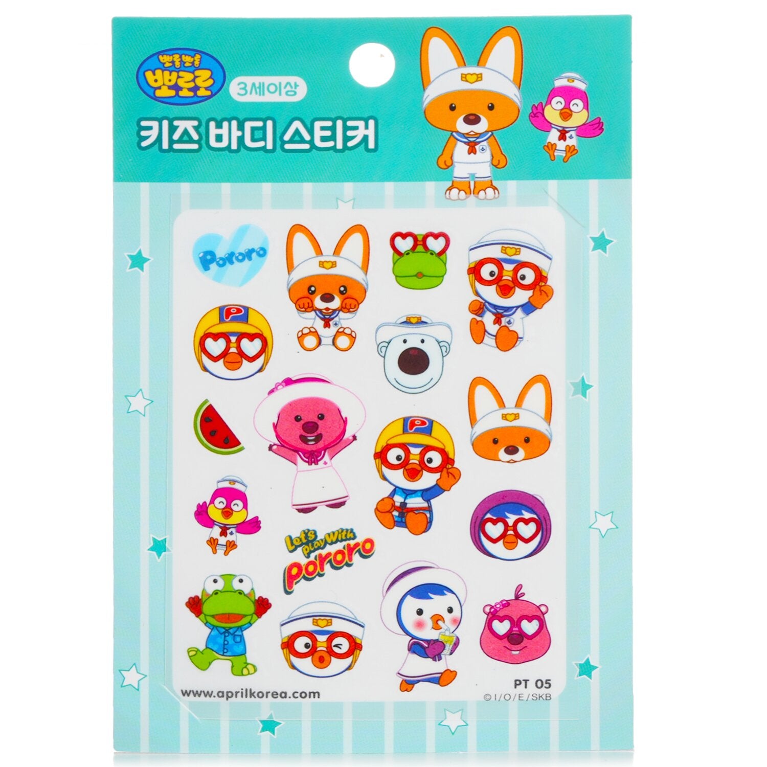 April Korea Pororo Body Sticker - # PT05 1pc – Fresh Beauty Co.