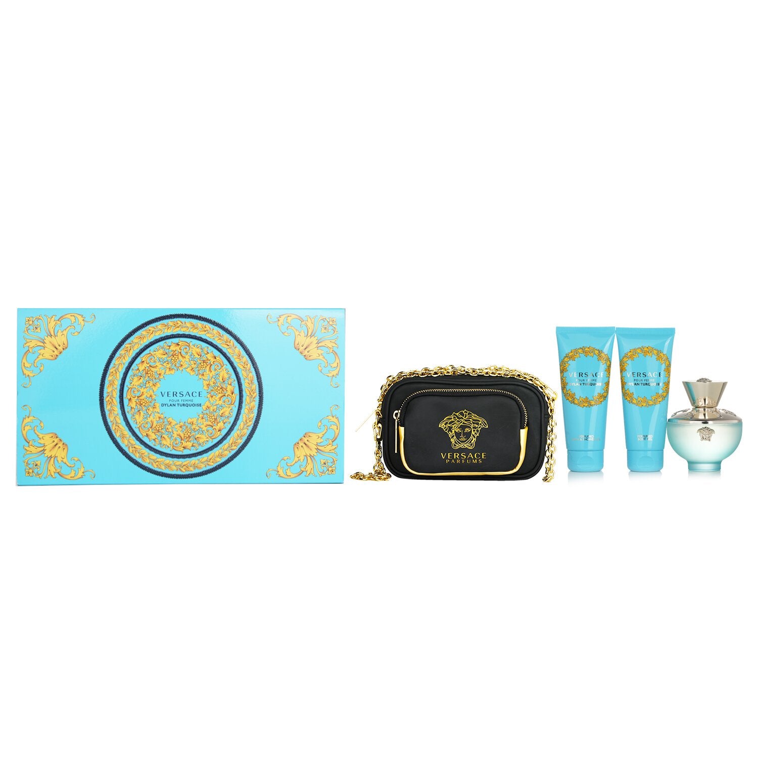 Versace Dylan Turquoise Coffret: 3pcs+1Bag – Fresh Beauty Co.