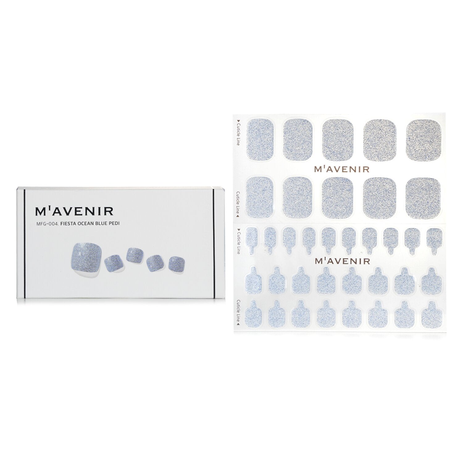 Mavenir Nail Sticker (Blue) - # Fiesta Ocean Blue 32pcs – Fresh Beauty Co.
