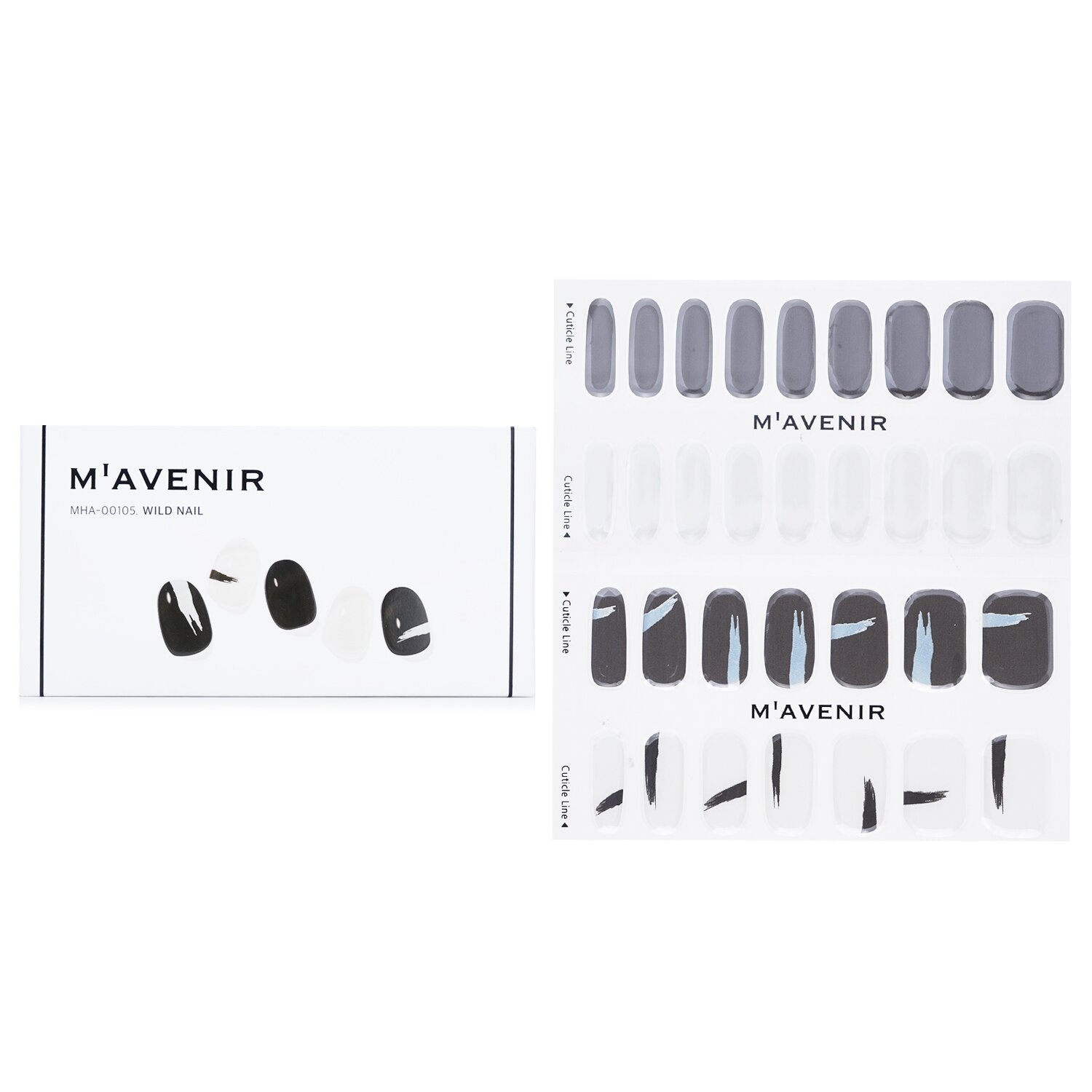Mavenir Nail Sticker (Assorted Colour) - # Wild Nail 32pcs – Fresh ...