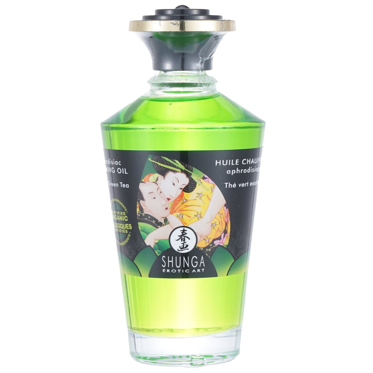 SHUNGA Aphrodisiac Warming Oil - Organica Exotic Green Tea 100ml/3.5oz ...