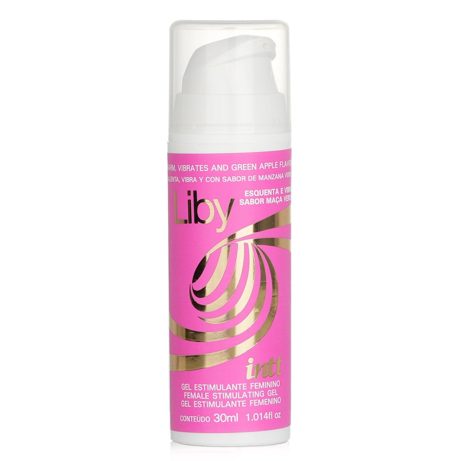 INTT Liby Clitoral Vibration Orgasm Lifting Gel - Green Apple 30ml/1 ...