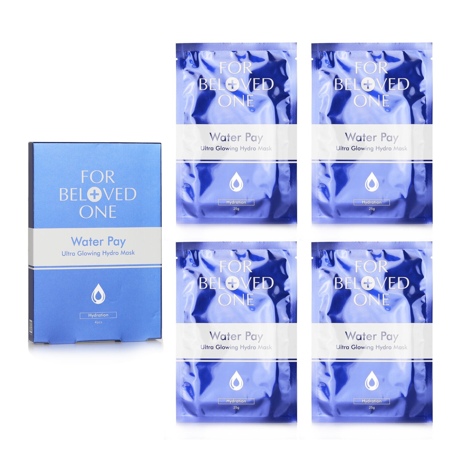 For Beloved One Water Pay Ultra Glowing Hydro Mask 4sheets – Fresh ...