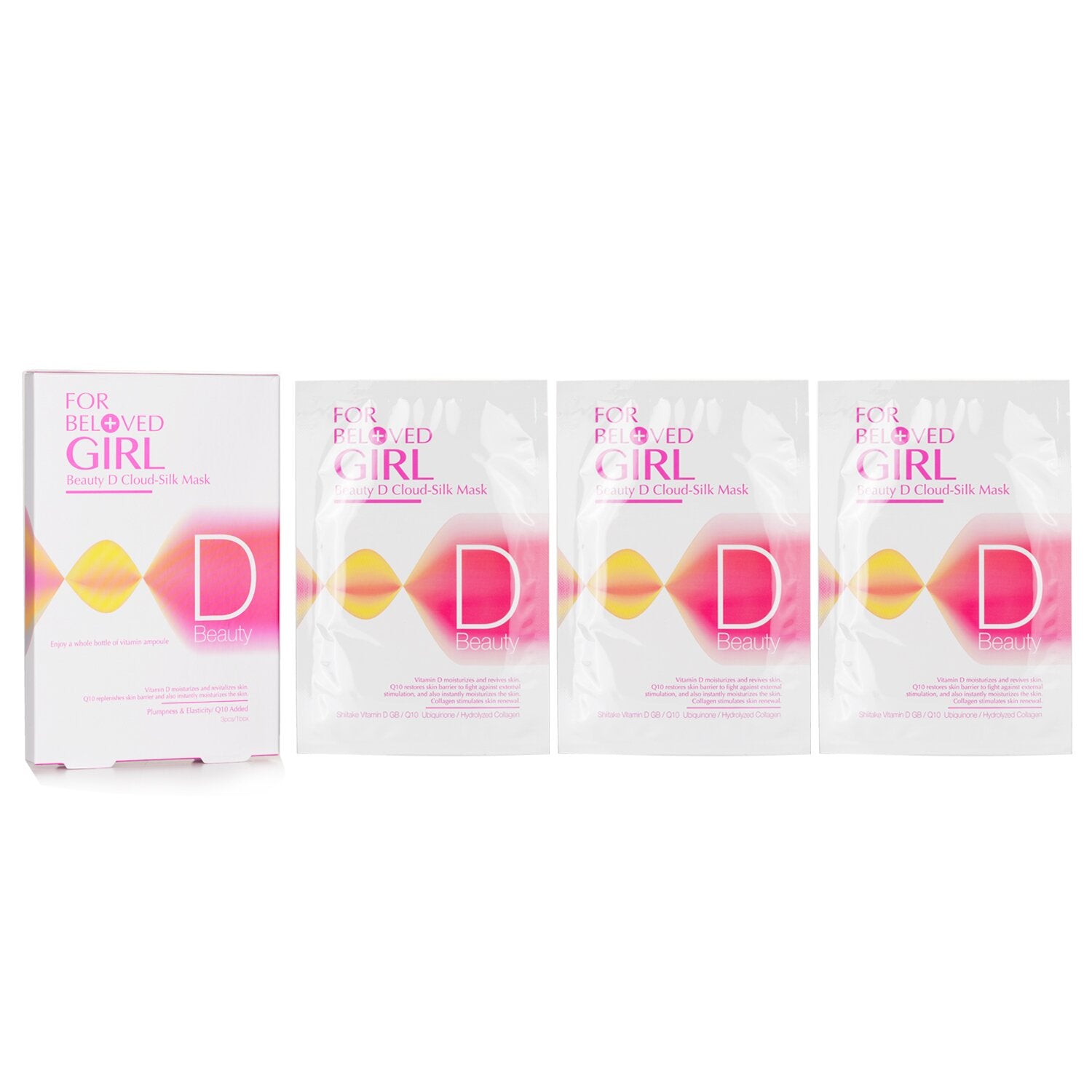 For Beloved One For Beloved Girl Beauty D Cloud-Silk Mask 3sheets ...
