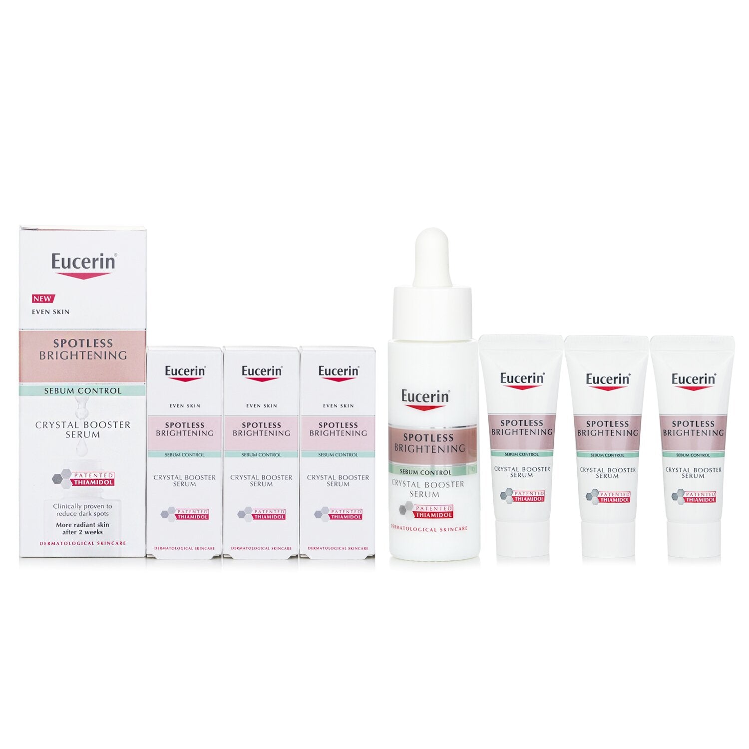 Eucerin Spotless Brightening Crystal Booster Serum Set 30ml + 3x7ml ...