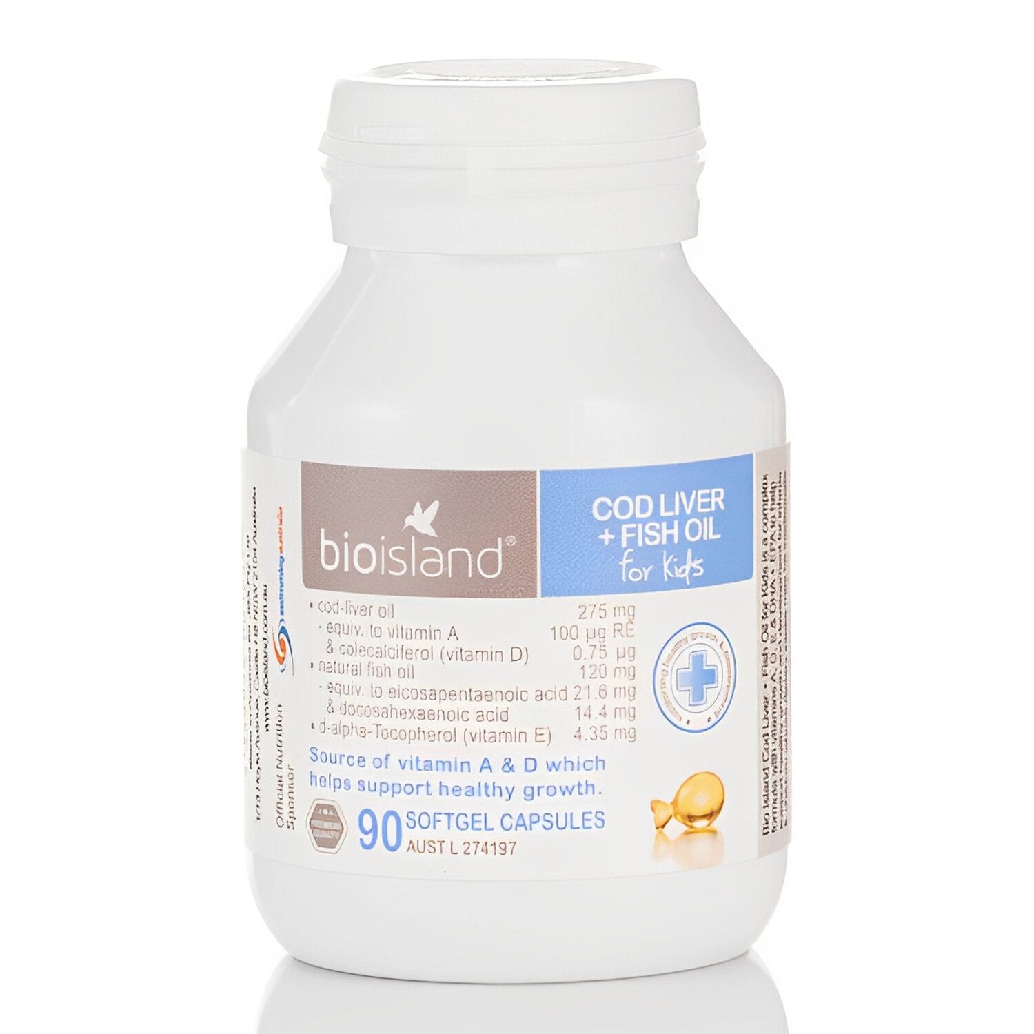 Bioisland Bioisland Cod Fish Oil - 90 Capsules 90pcs – Fresh Beauty Co.