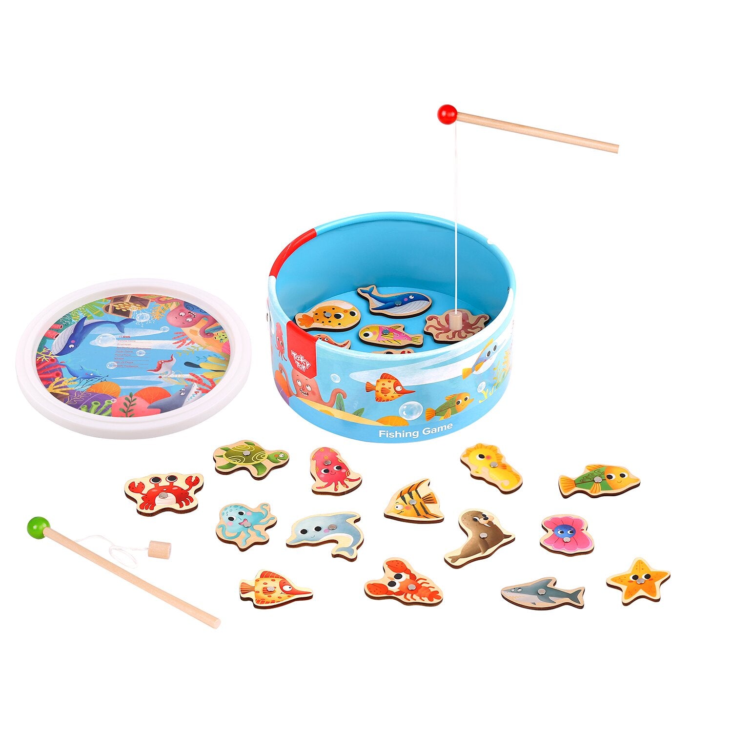 Tooky Toy Co Fishing Game 22x22x9cm – Fresh Beauty Co.