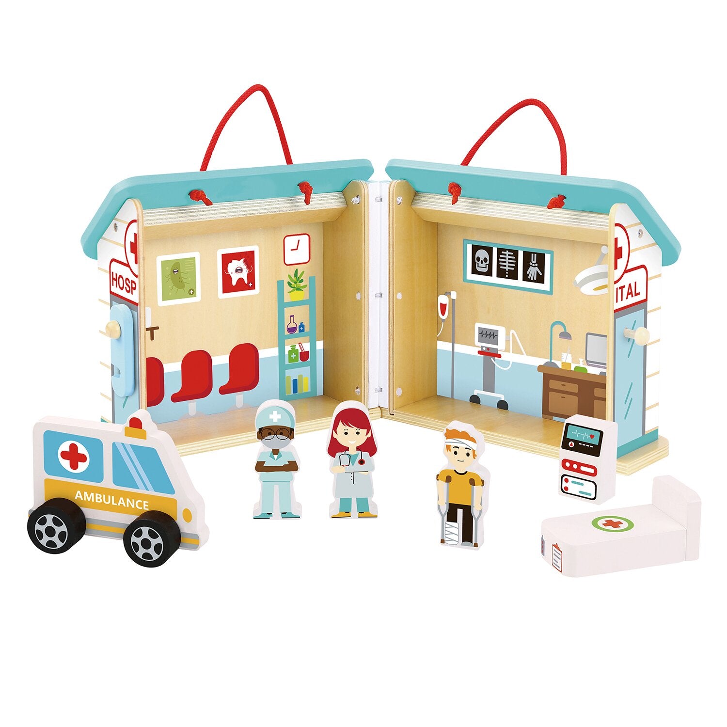 Tooky Toy Co HOSPITAL 21x18x19cm – Fresh Beauty Co.