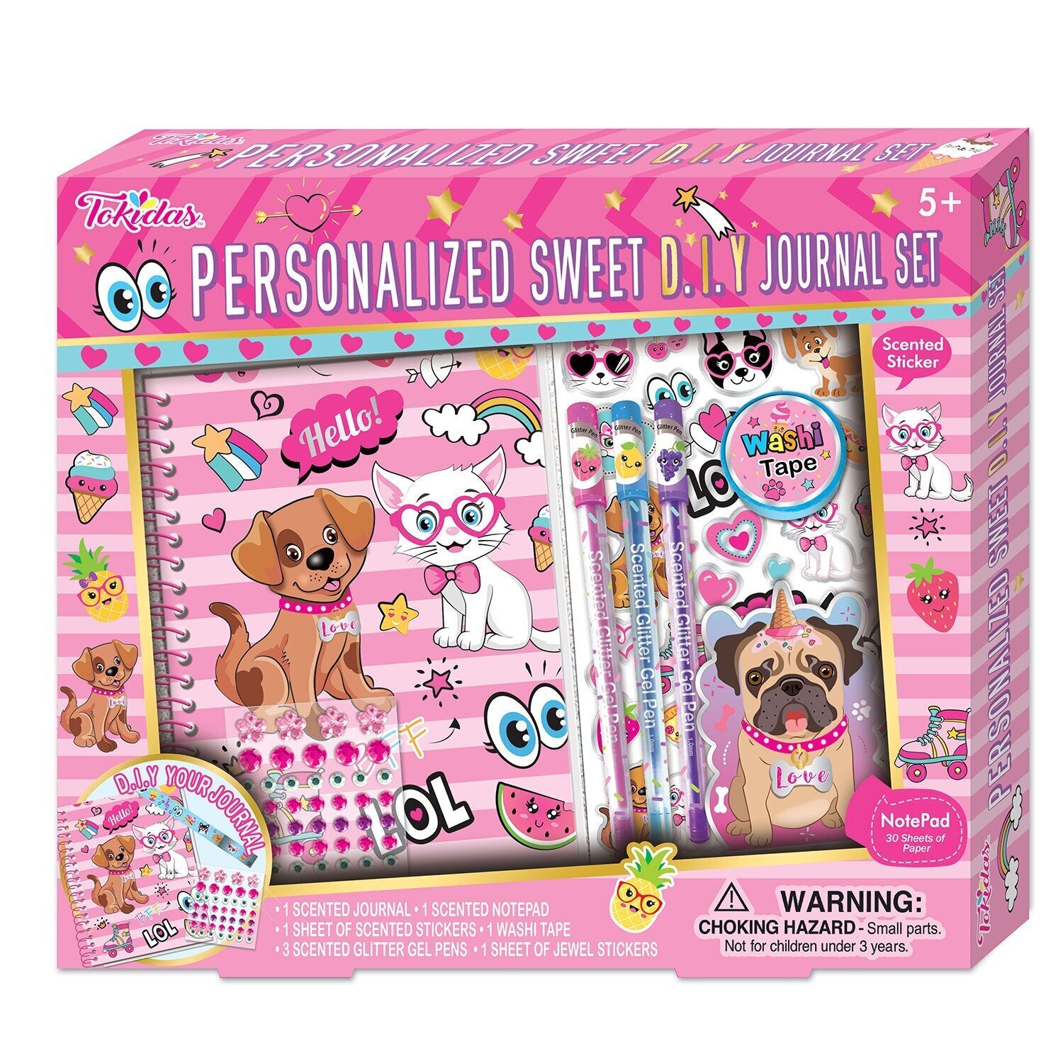 Tokidas Personalized Sweet DIY Journal Set 30x26x5cm – Fresh Beauty Co.