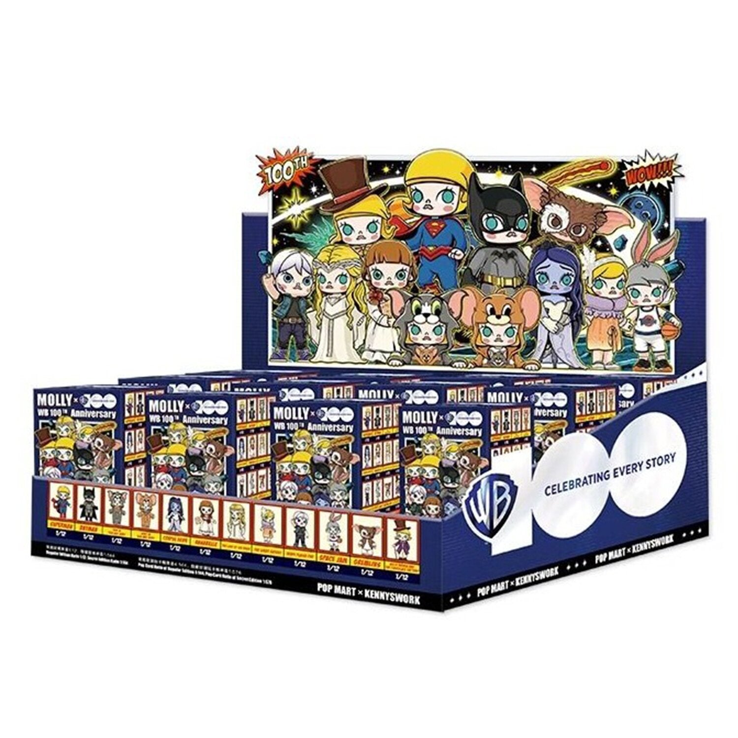 Popmart MOLLY ? Warner Bros 100th Anniversary Series Figures - (Case of ...
