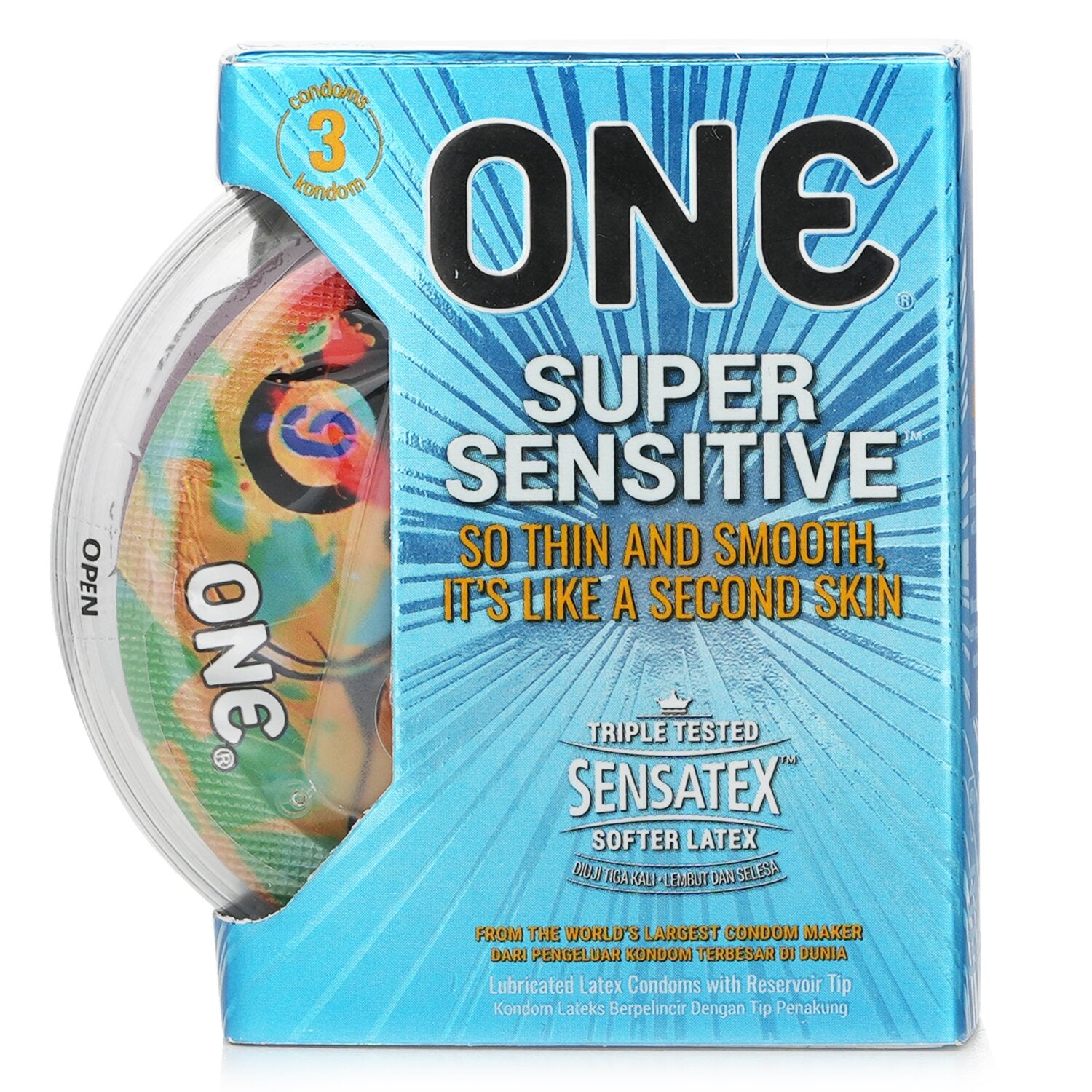 One Super Sensitive Condom 3pcs 3pcs/box – Fresh Beauty Co.