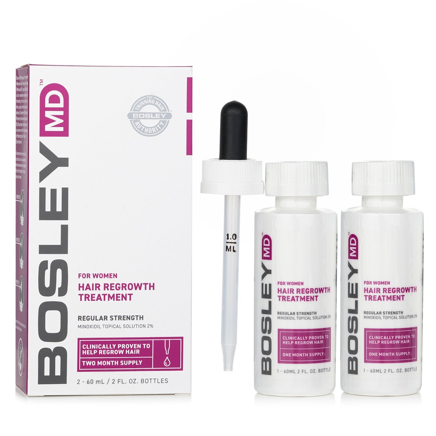 Bosley For Women Hair Regrowth Treatment 2x60ml/2oz – Fresh Beauty Co.