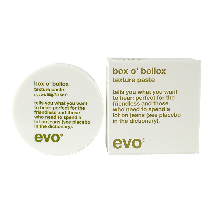 Evo Box O' Bollox Texture Paste 90g/3.1oz – Fresh Beauty Co.