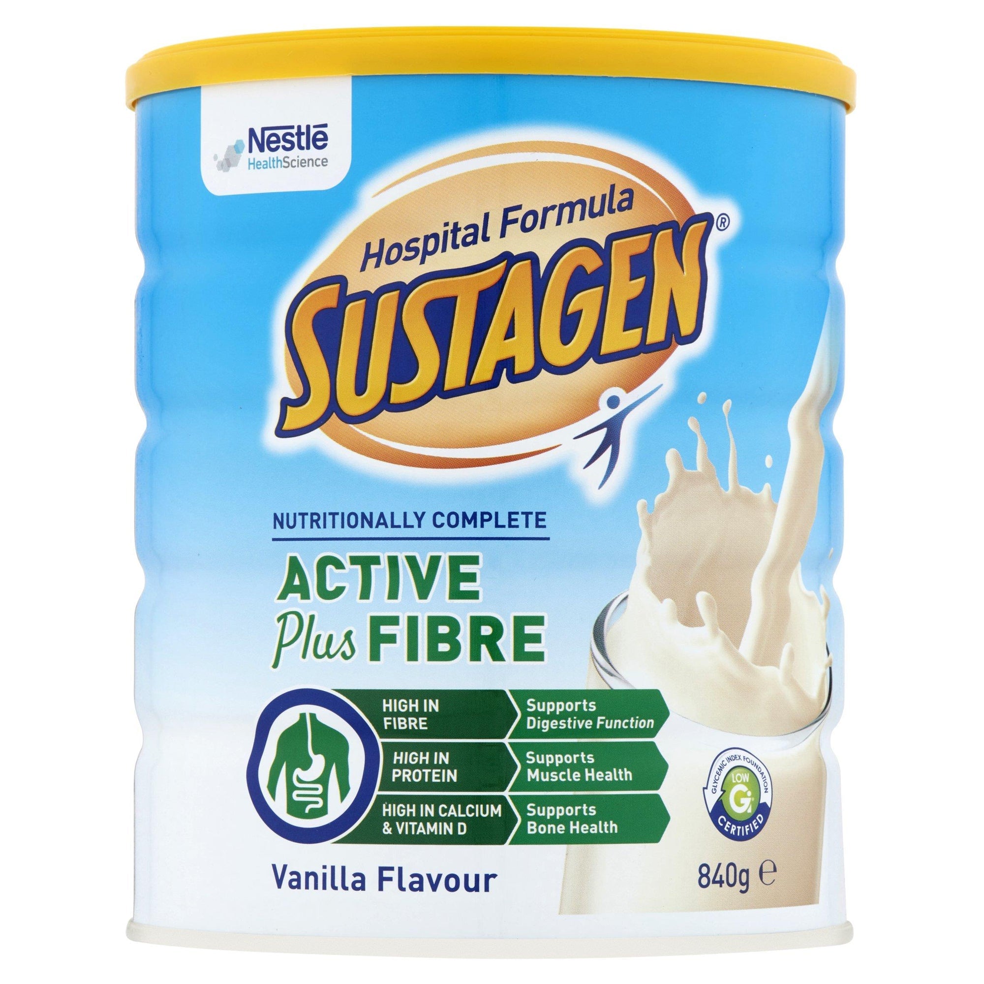 Sustagen Hospital Formula +Fibre Vanilla 840g – Fresh Beauty Co.