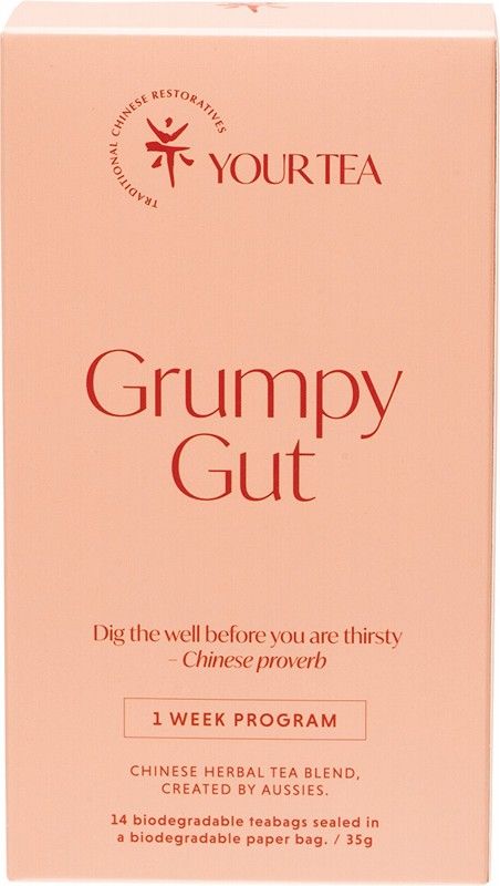 YOUR TEA Chinese Herbal Blend Tea Bags 1 Week Program Grumpy Gut 14 ...