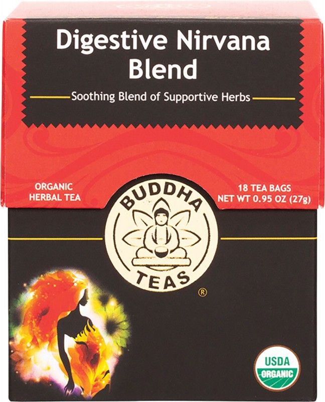 Buddha Teas Organic Herbal Tea Bags Digestive Nirvana Blend 18s – Fresh ...