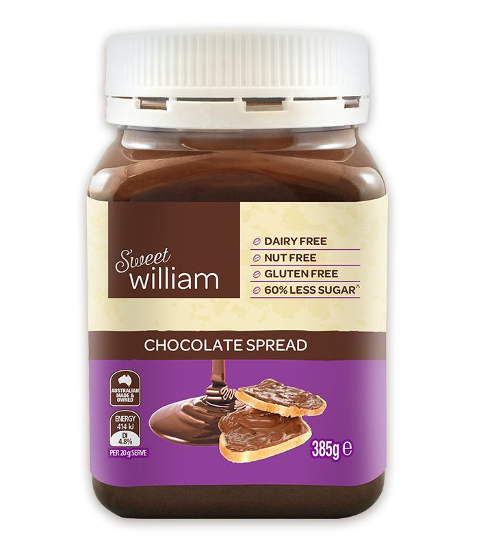 Sweet William Chocolate Spread 385g – Fresh Beauty Co.