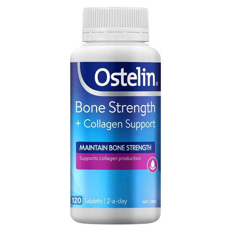 Ostelin Bone Strength + Collagen Support 120 Tablets – Fresh Beauty Co.