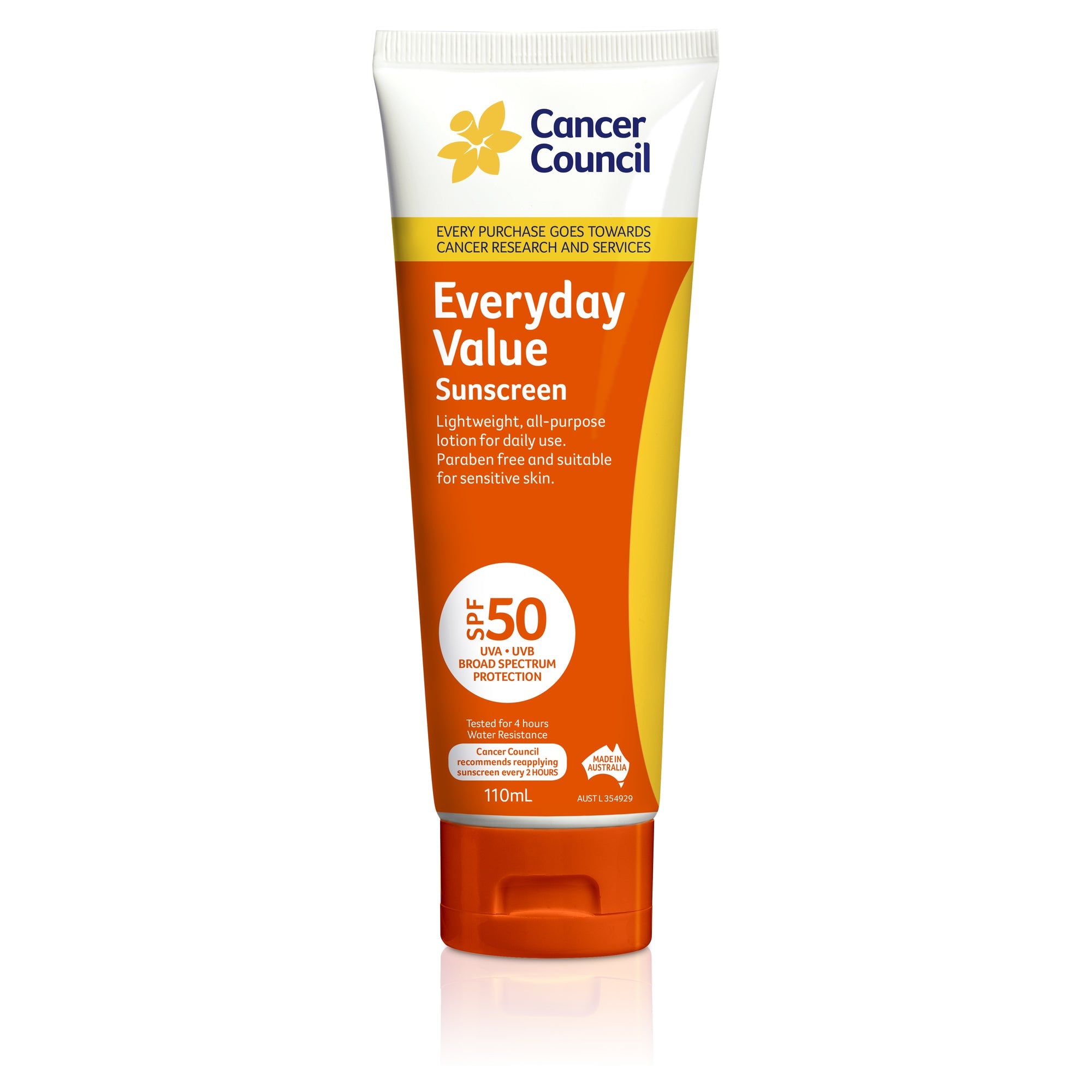 Cancer Council Everyday Value Sunscreen SPF50 110ml – Fresh Beauty Co.