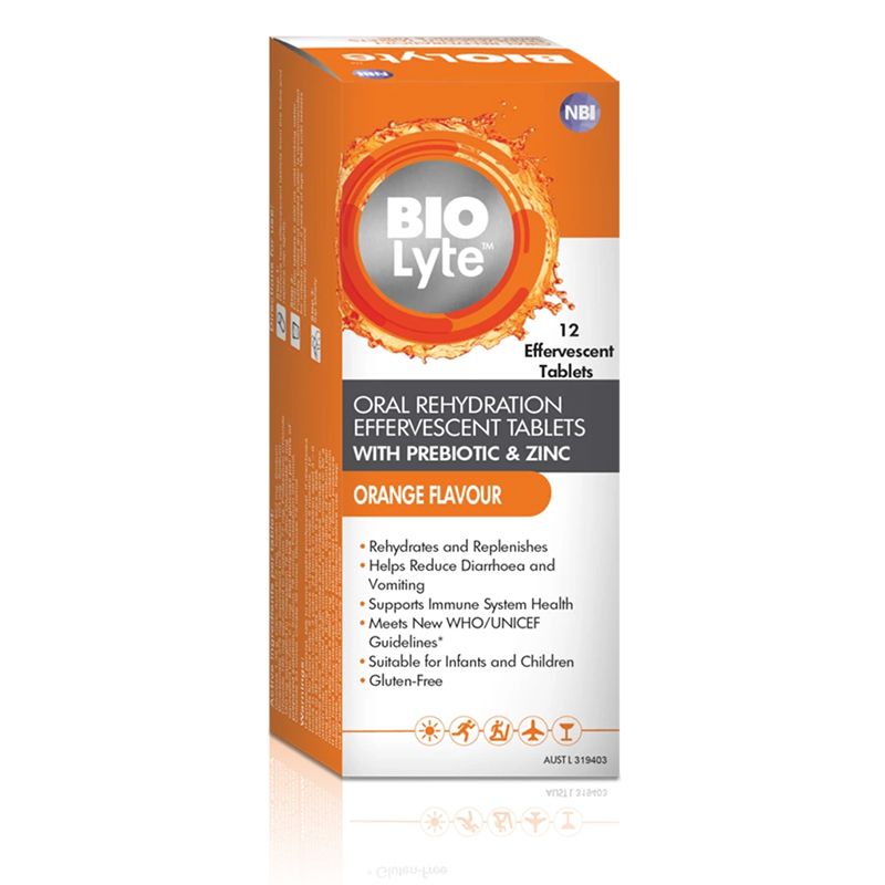 Bio Lyte Effervescent Orange Tablet 12s – Fresh Beauty Co.