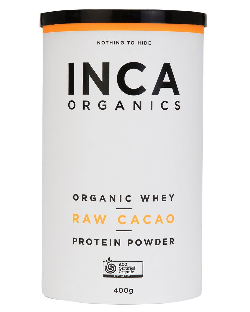 INCA Organics Organic Whey + Raw Cacao Protein Powder 400g – Fresh ...