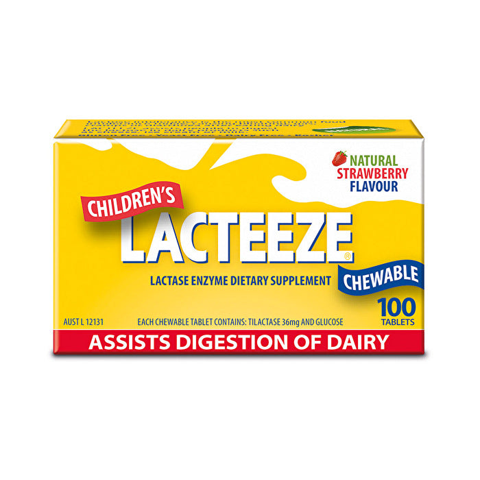 LACTEEZE BY ALLERGY FREE Lacteeze Children's Strength Chewable ...