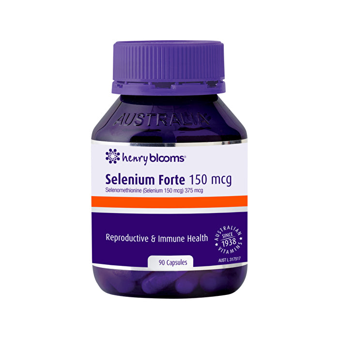 Henry Blooms Selenium Forte 150mcg 90vc – Fresh Beauty Co.