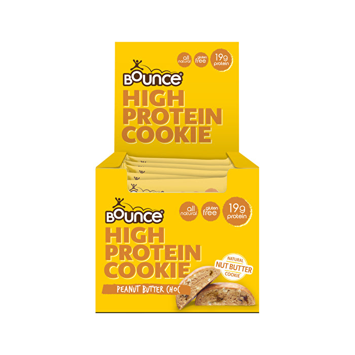 Bounce High Protein Cookie Peanut Butter Choc 65g x 12 Display – Fresh ...