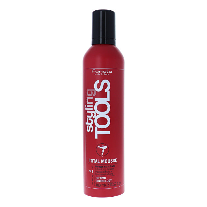 Fanola Styling Tools Total Mousse Extra Strong Hair Mousse 400ml ...