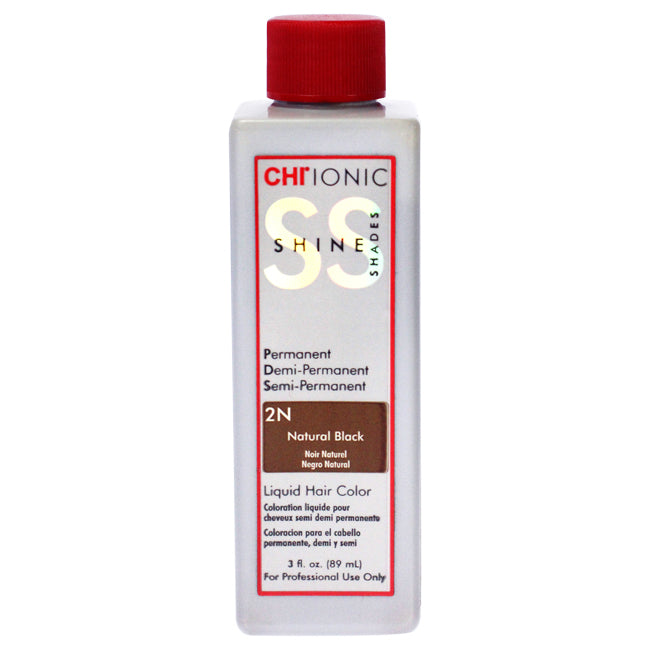 CHI Ionic Shine Shades Liquid Hair Color - 2N Natural Black by CHI for ...