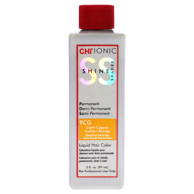 CHI Ionic Shine Shades Liquid Hair Color - 9CG Light Copper Golden ...