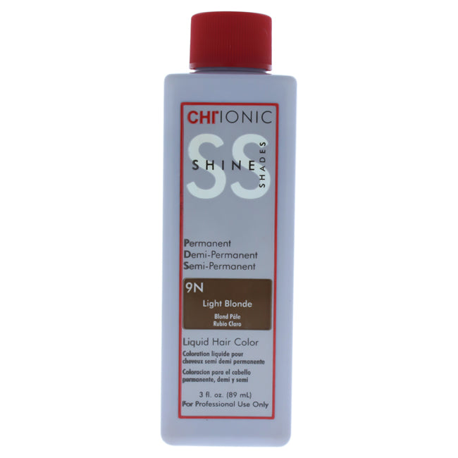 CHI Ionic Shine Shades Liquid Hair Color - 9N Light Blonde by CHI for ...