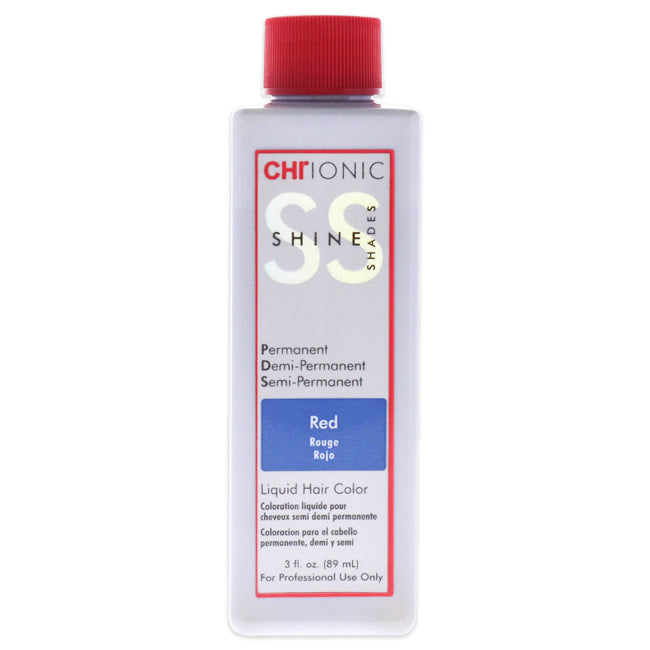 CHI Ionic Shine Shades Liquid Hair Color - Red by CHI for Unisex - 3 oz ...