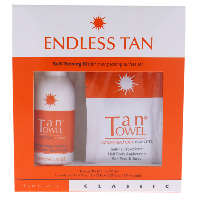 Tan Towel Classic Endless Tan Self Tanning Kit by Tan Towel for Unisex ...