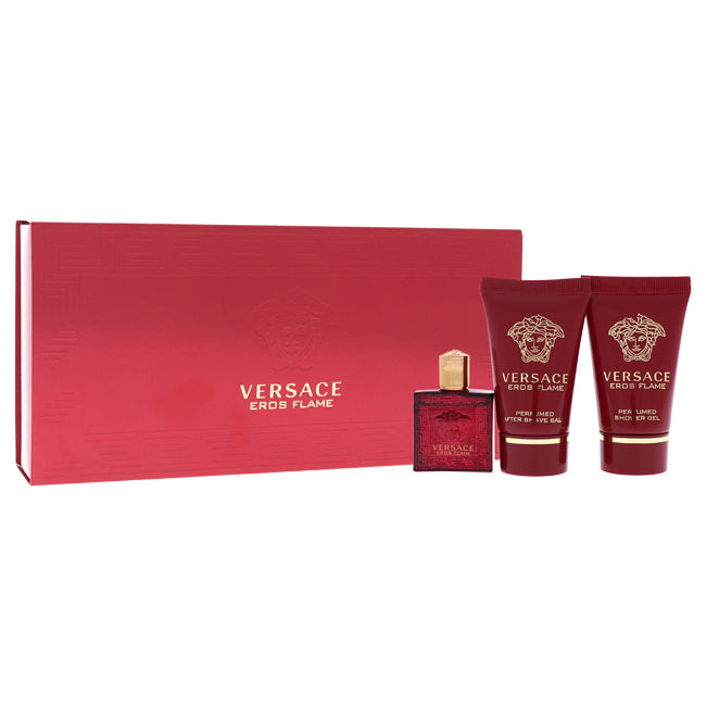 Versace Versace Eros Flame by Versace for Men - 3 Pc Mini Gift Set 5ml ...