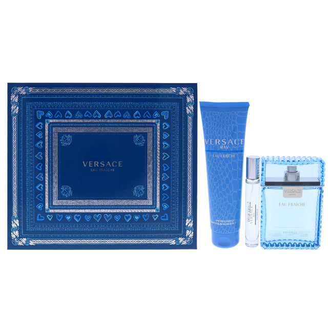 Versace Versace Man Eau Fraiche by Versace for Men - 3 Pc Gift Set 3 ...