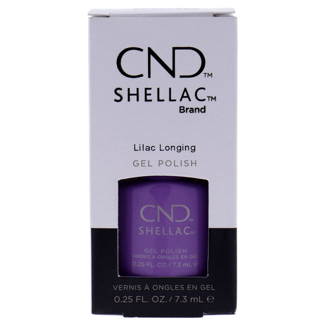 CND Shellac Nail Color - Lilac Longing by CND for Women - 0.25 oz Nail ...