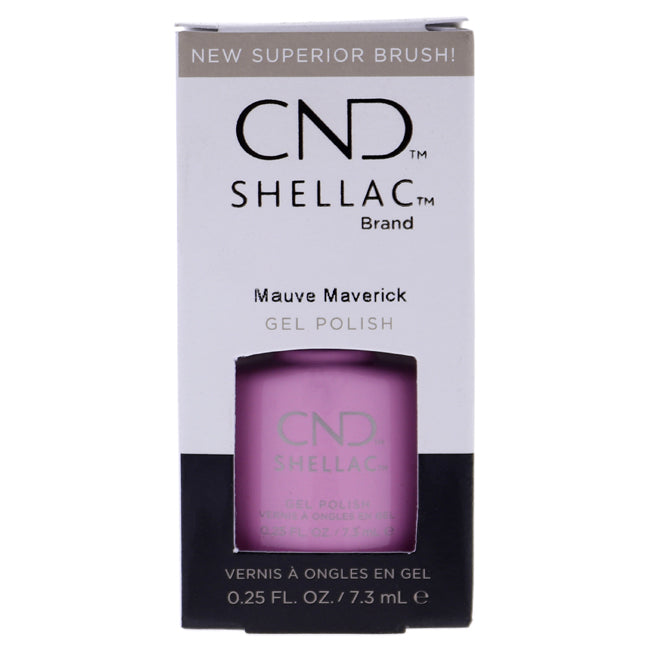 CND Shellac Nail Color - Mauve Maverick by CND for Women - 0.25 oz Nail ...