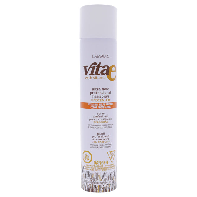 Lamaur Vita E Ultra Hold Unscented Hairspray Voc by Lamaur for Unisex ...