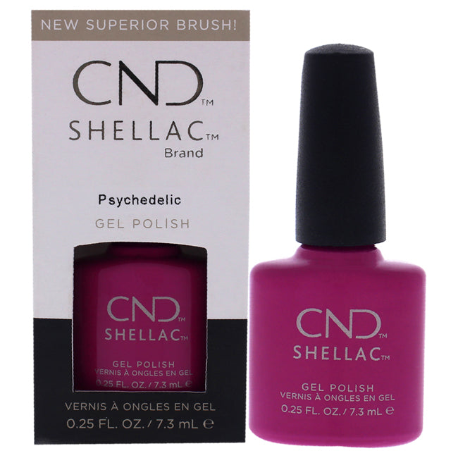 CND Shellac Nail Color - Psychedelic by CND for Women - 0.25 oz Nail ...