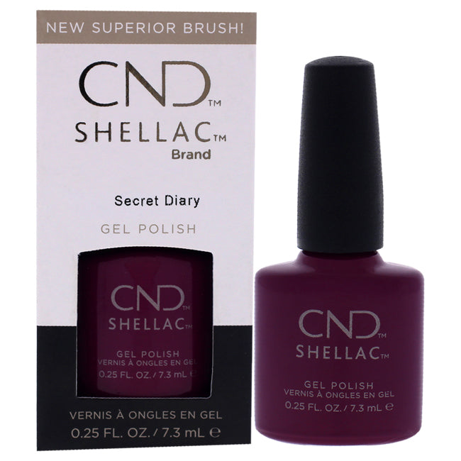CND Shellac Nail Color - Secret Diary by CND for Women - 0.25 oz Nail ...