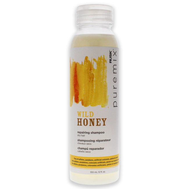 Rusk Puremix Wild Honey Repairing Shampoo - Dry Hair by Rusk for Unisex ...