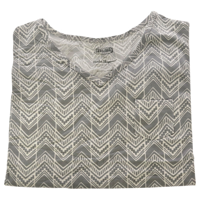 Cariloha Bamboo Sleep V-Neck Shirt - Tribal Stripe by Cariloha for ...