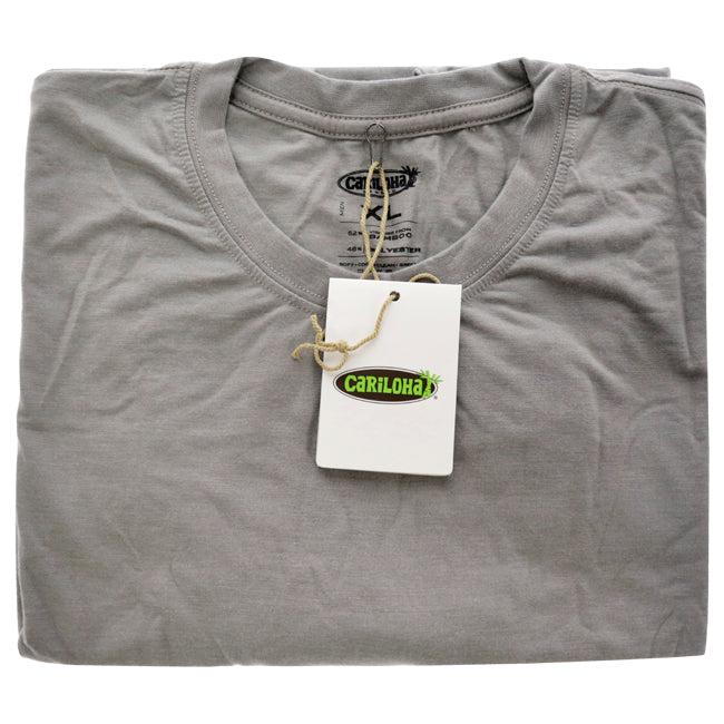 Cariloha Bamboo Comfort Crew Tee - Gray by Cariloha for Men - 1 Pc T ...