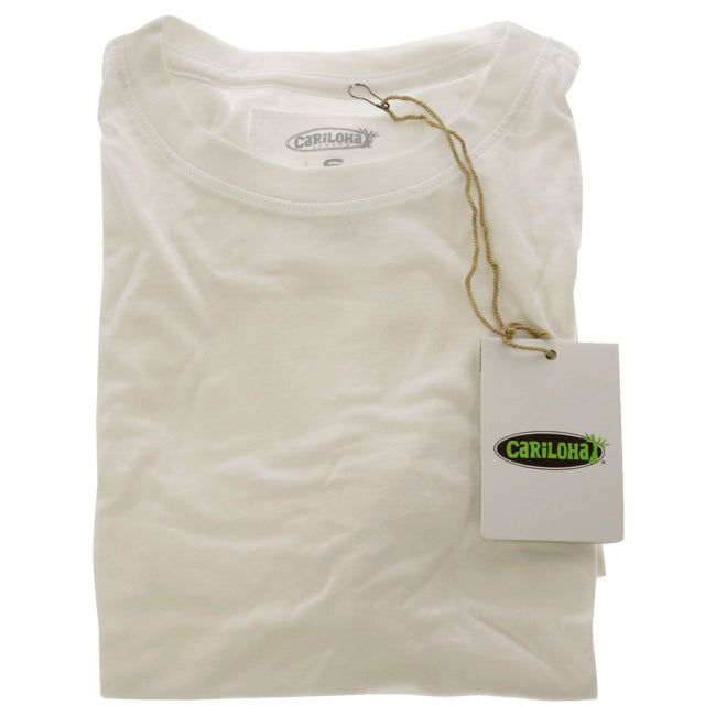 Cariloha Bamboo Crew Tee - White by Cariloha for Women - 1 Pc T-Shirt ...