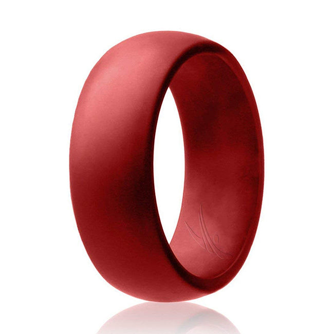 ROQ Silicone Wedding Ring - Red by ROQ for Men - 14 mm Ring – Fresh ...