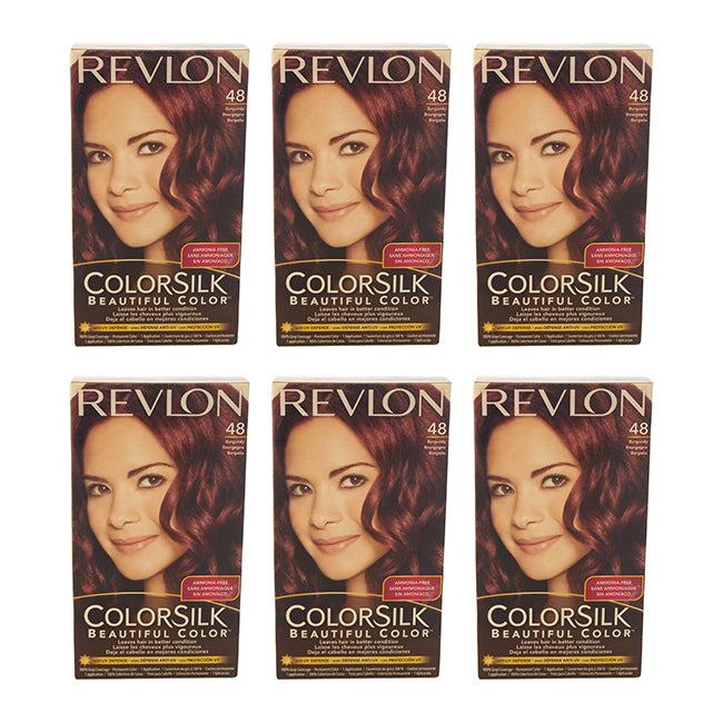 Revlon colorsilk Beautiful Color - 48 Burgundy by Revlon for Unisex - 1 ...