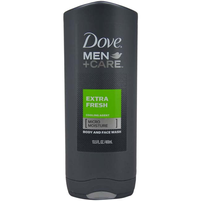 Dove Extra Fresh Body and Face wash by Dove for Men - 13.5 oz Body Wash ...